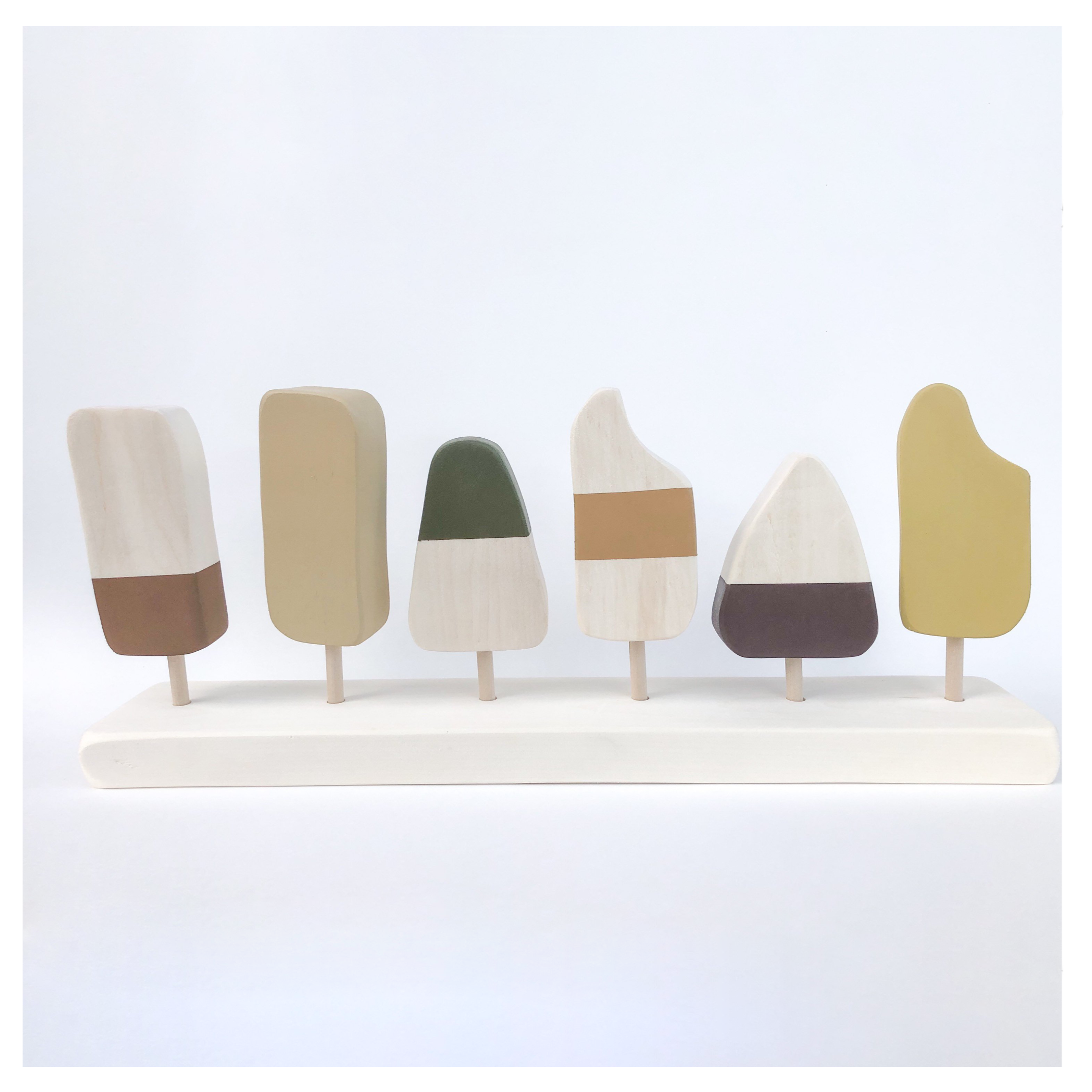 Popsicle Set of Six - Earth Tones – Purposeful Play NB